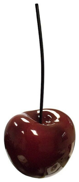 Red Cherry Sculpture - Contemporary - Decorative Objects And Figurines ...