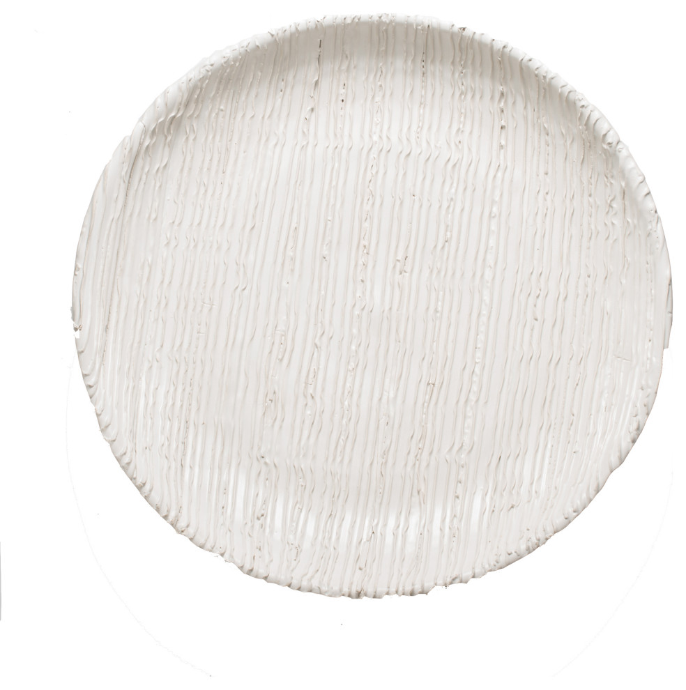 Alpine Plate, White - Transitional - Decorative Plates - by abigails ...