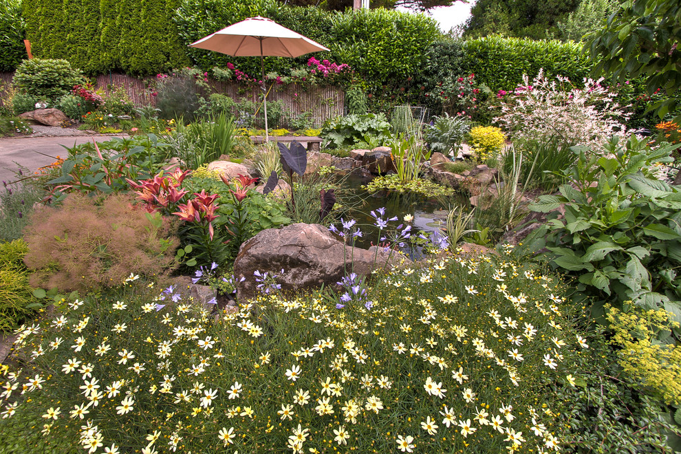 Natural pond - Traditional - Landscape - Portland - by Paradise ...