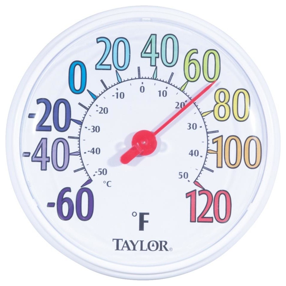 Taylor Precision Color Dial Thermometer - Contemporary - Decorative ...