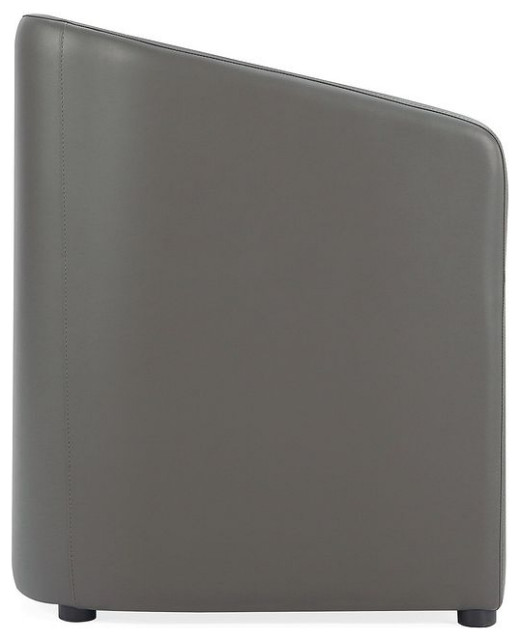 Anna Faux Leather Dining Armchair, Single - Contemporary - Dining ...