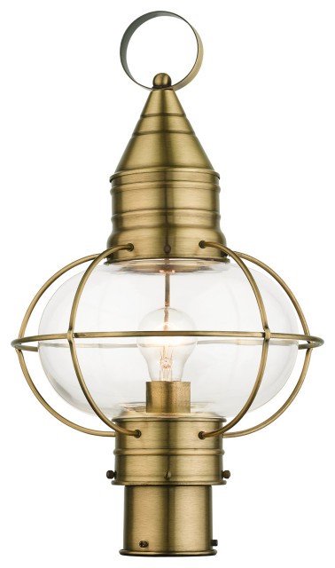 Antique Brass Nautical, Farmhouse, Bohemian, Colonial, Outdoor Post Top ...