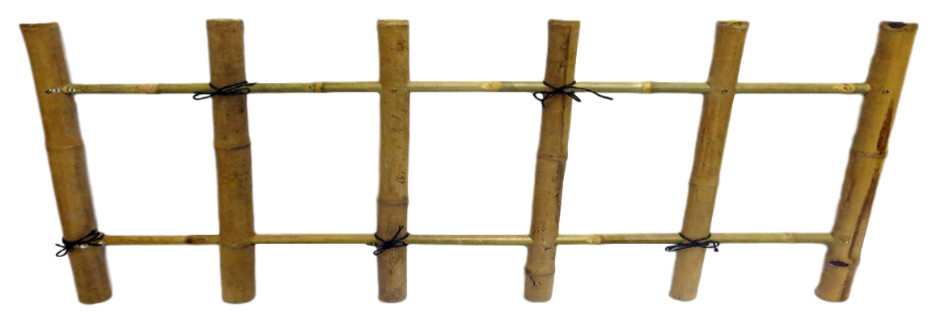 Bamboo Post and Rail Fence - Asian - Home Fencing And Gates - by Master ...