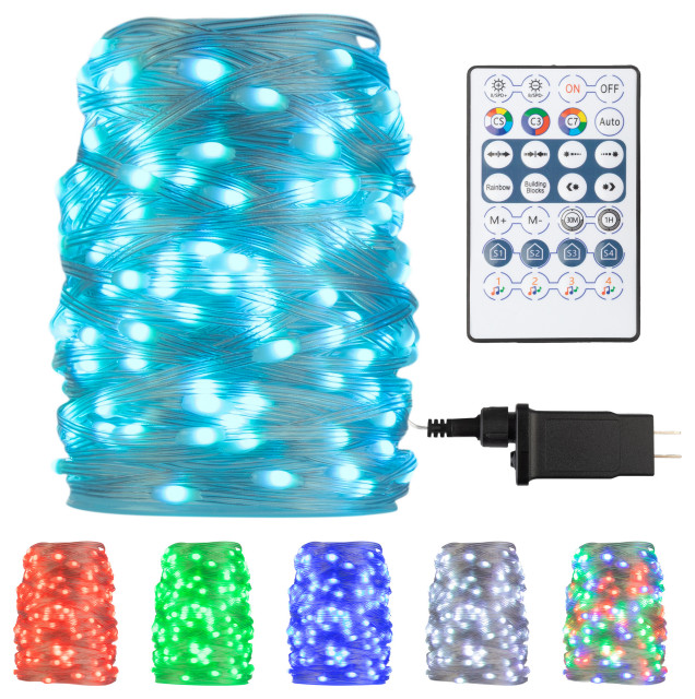 Pure Garden 72ft 200 LED Outdoor Rope Lights - Modern - Outdoor Rope ...