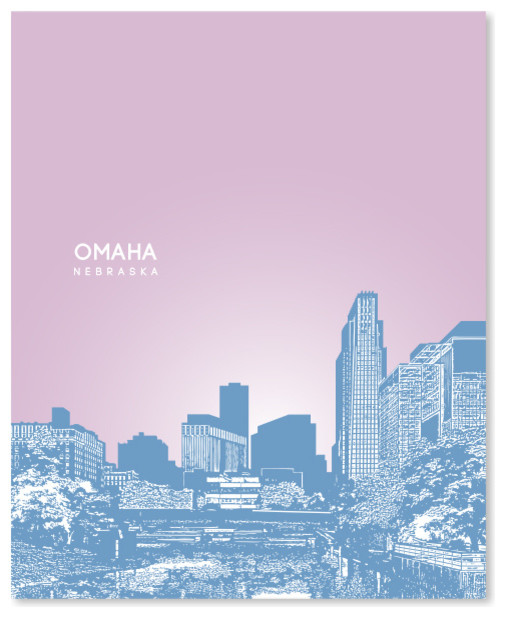 Digital Prints Omaha Travel Poster Omaha Travel Print Omaha Nebraska ...