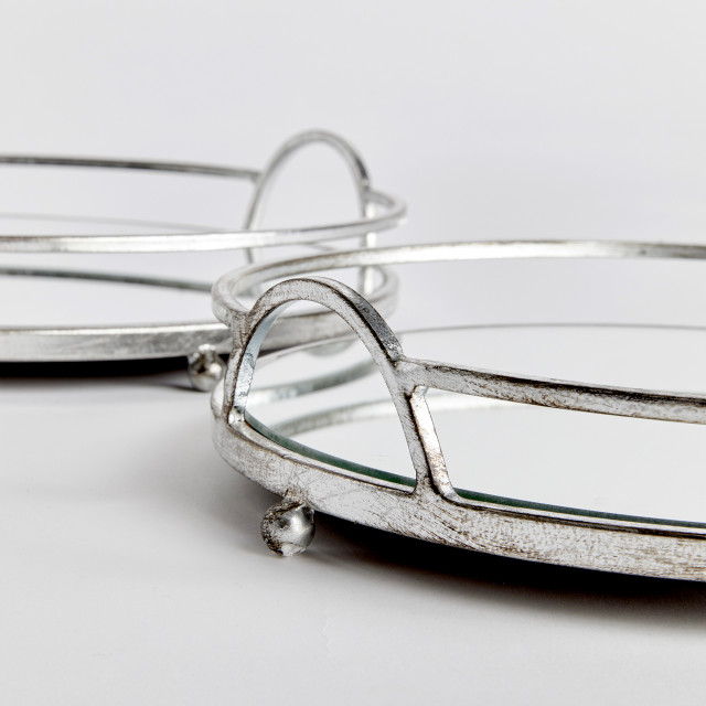 Hudson Mirrored Decor - Contemporary - Serving Trays - by Napa Home ...