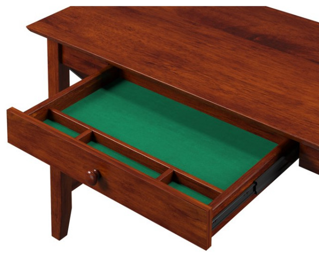 Classic Desk, X-Shaped Design With Hardwood Legs & Rectangular Top ...