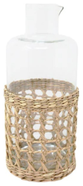 Seagrass Indochine Cage Caraf | Large - Tropical - Carafes - by ...