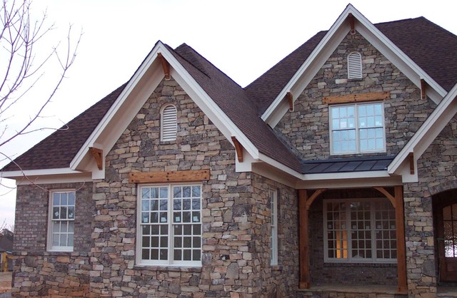 Gable Trusses and Brackets - Rustic - Raleigh - by Southern Woodcraft ...