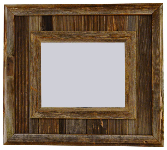 Durango Rustic Barnwood Picture Frame, Western Aged Wood Frame, 8.5"x11 ...
