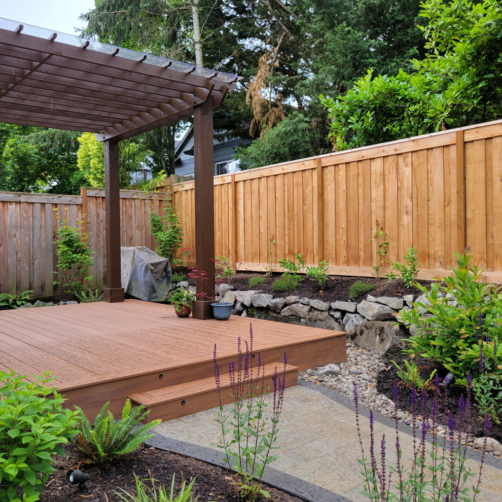 Beaverton Backyard - Traditional - Landscape - Portland - by Harmony ...