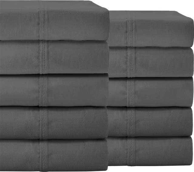 Bare Home Bulk Microfiber Sheet Set, Full Xl - Contemporary - Sheet And ...