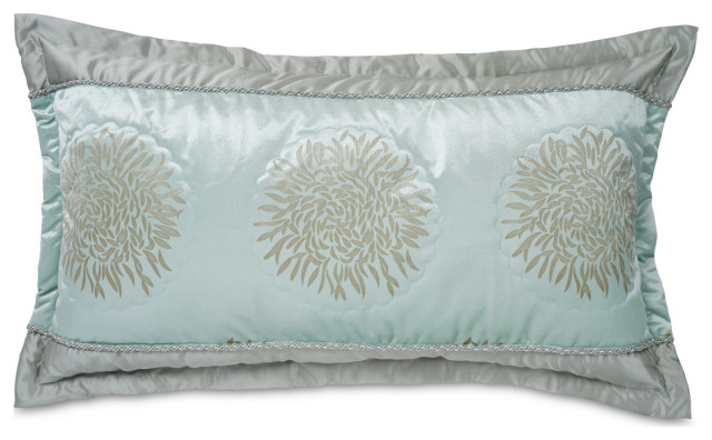 Regent 10-Piece King Velvet Comforter Set - Ice Blue - Contemporary ...