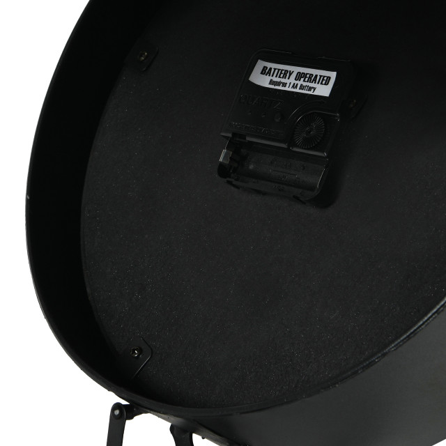 Decorative Vintage Reproduction Enameled Scale Wall Clock, White and ...