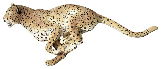 Charging Cheetah Frieze - Traditional - Wall Sculptures - by ...