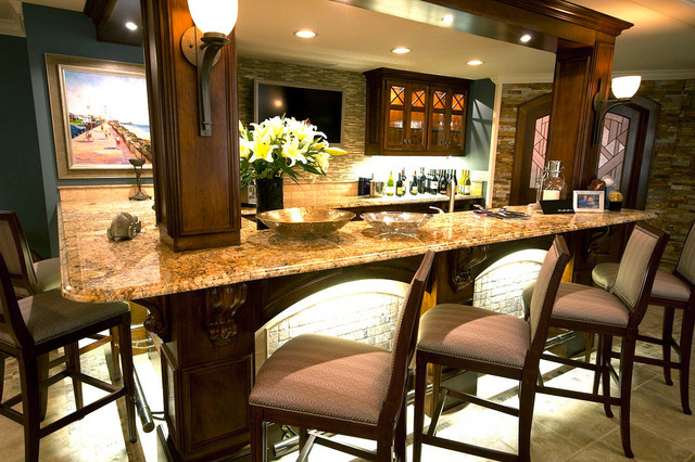 Traditional Columns Between Bars