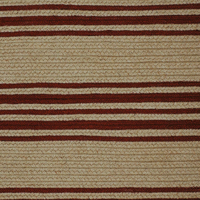 Baker Farmhouse Rectangle Jute Braided Rug 27" x 45", 27" x 45 ...