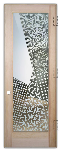 Interior Prehung Door or Interior Slab Door - Matrix Angles - Primed ...