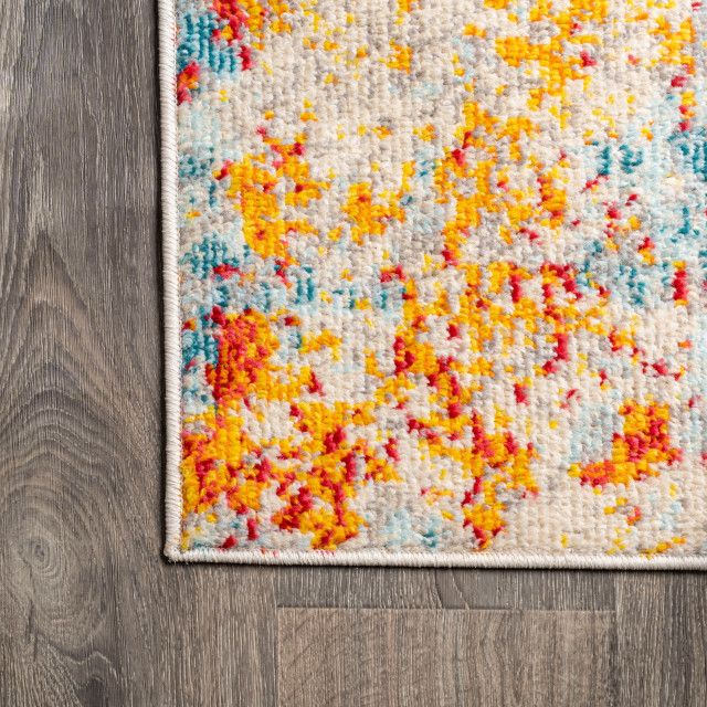 Sunset Modern Abstract Area Rug, 4 X 6 - Contemporary - Area Rugs - by ...