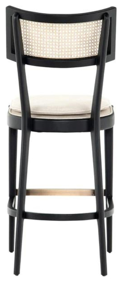 Tina Cane Counter Stool - Midcentury - Bar Stools And Counter Stools ...