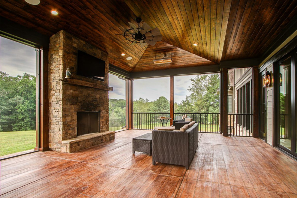 Clarksburg Modern Farmhouse-Award Winner - Farmhouse - Porch - DC Metro ...