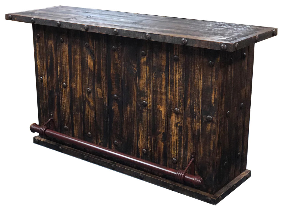 Oasis Bar - Rustic - Wine And Bar Cabinets - by Pina Elegance | Houzz