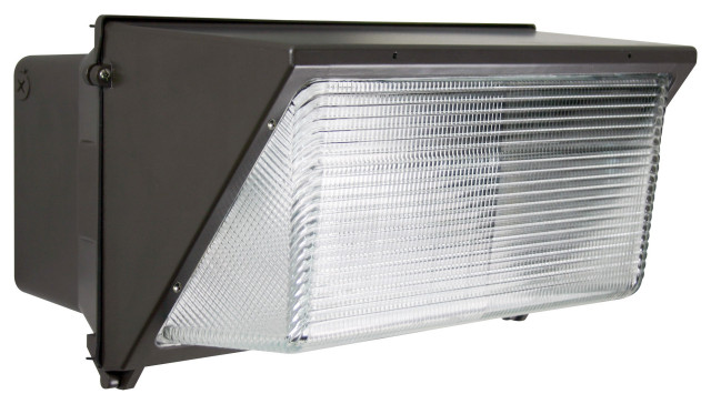 160W LED Wall Pack Security Flood Fixture - Transitional - Outdoor Wall ...