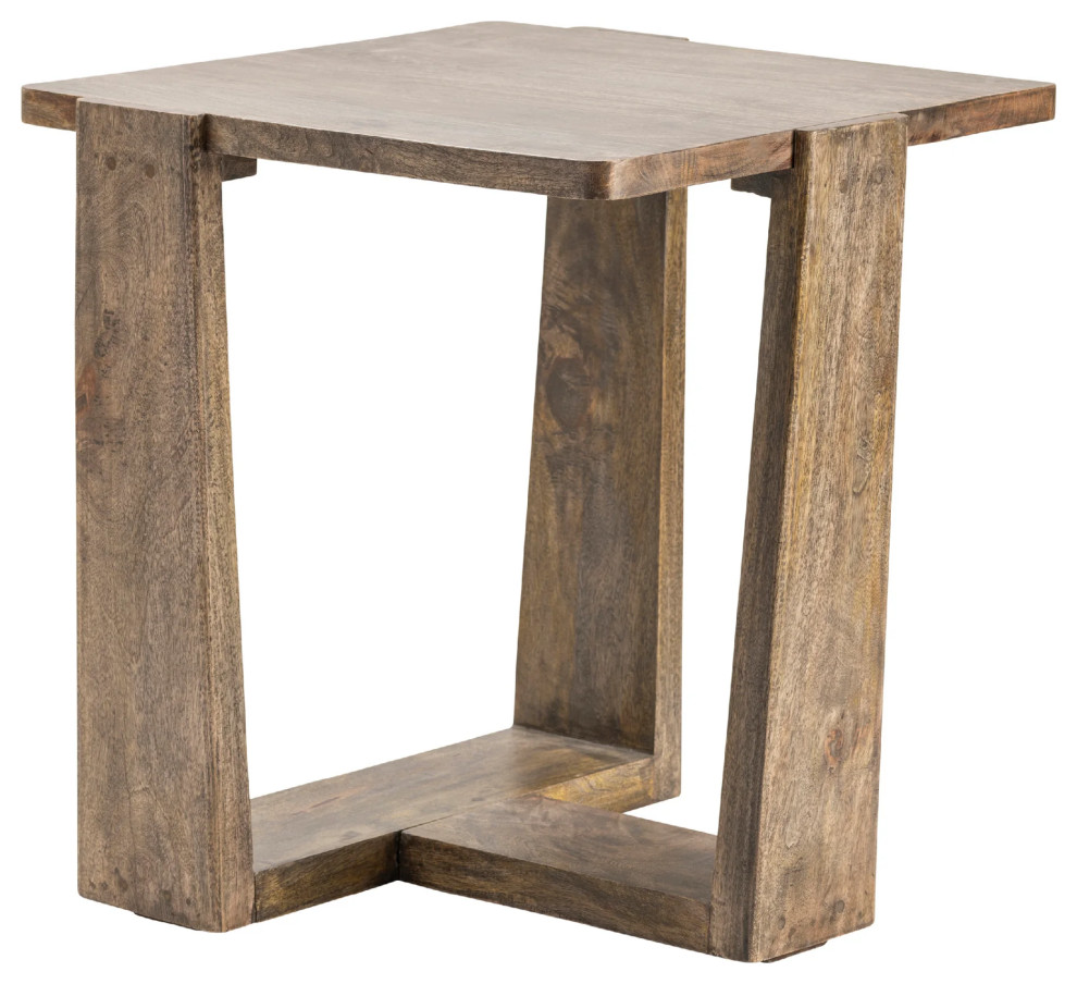 Elie Minimalist Tri Leg Side Table - Transitional - Display And Wall ...