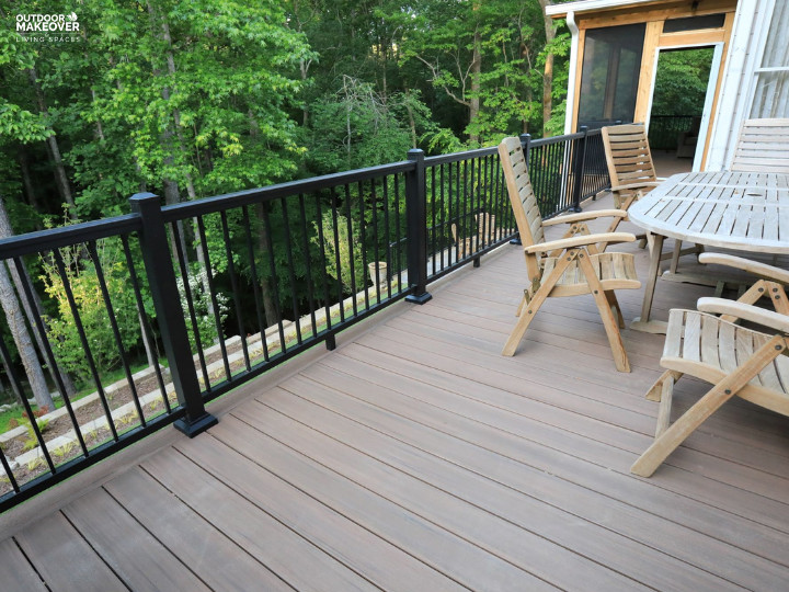Building a Deck In Atlanta - Modern - Deck - Atlanta - by Outdoor ...