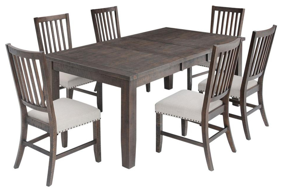 Rustic Distressed 78 Seven-Piece Dining Set - Rustic - Dining Sets - by ...
