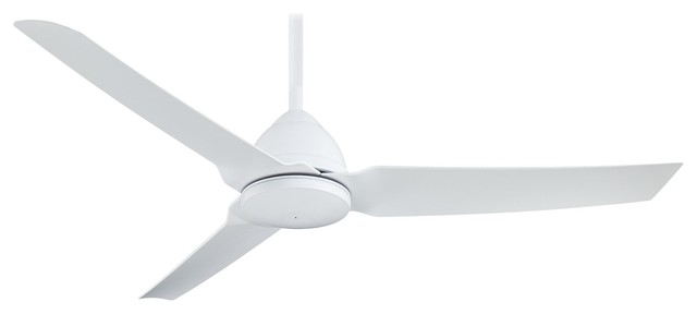 Minka Aire Java 54 in. Indoor/Outdoor White Ceiling Fan - Contemporary ...