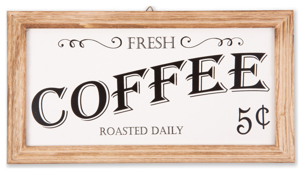 Farmhouse Coffee Sign - Contemporary - Novelty Signs - by Design ...