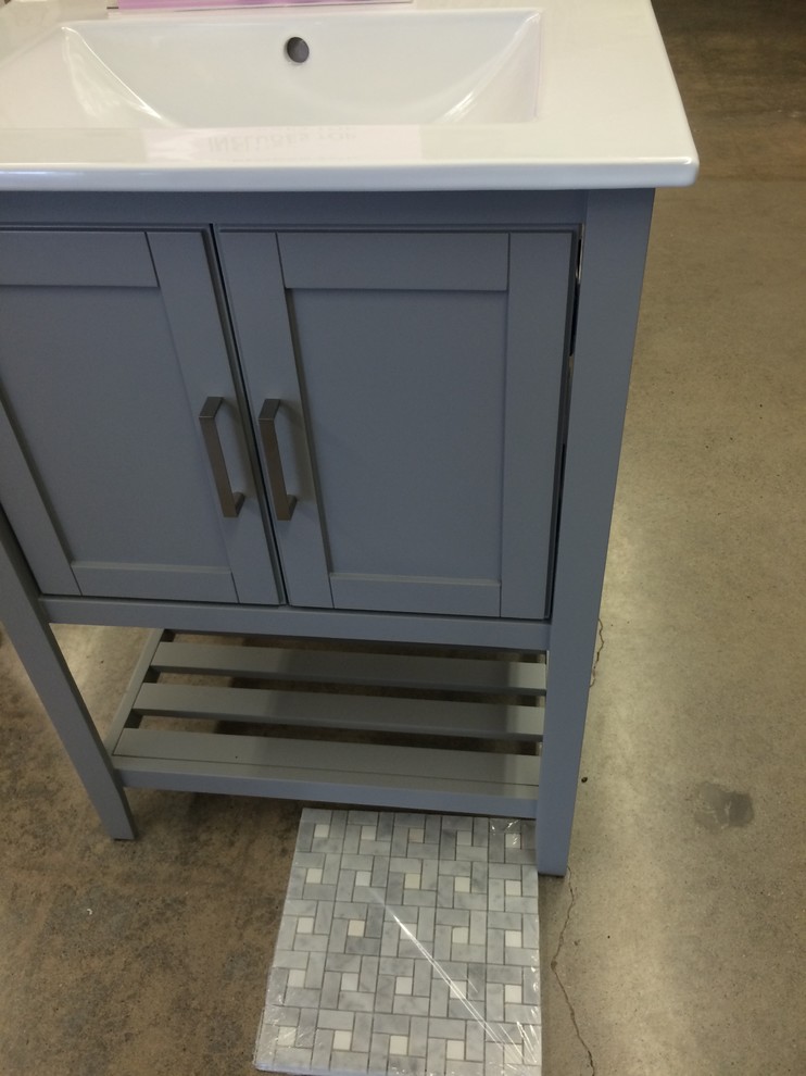 Which vanity color for my tile floor?