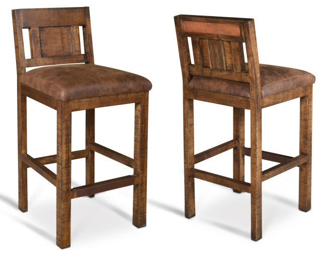 Crafters and Weavers Elements Collection Copper Panel Bar Stool ...