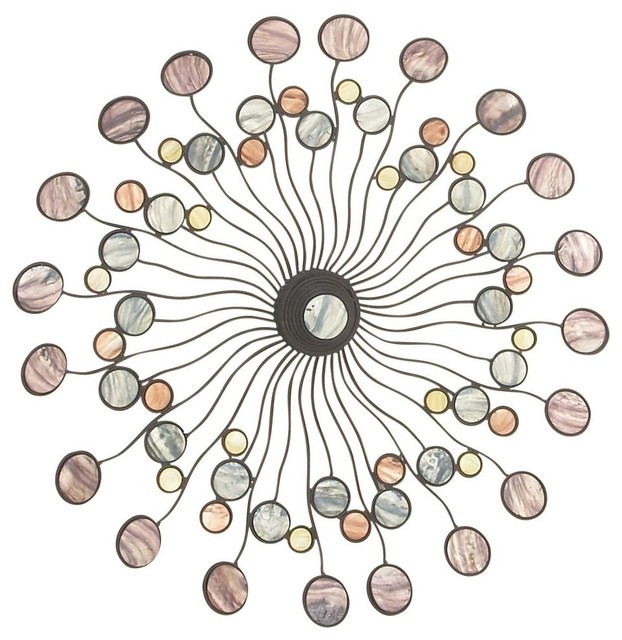 Modern Multi Colored Metal Wall Decor 13533 - Contemporary - Metal Wall ...