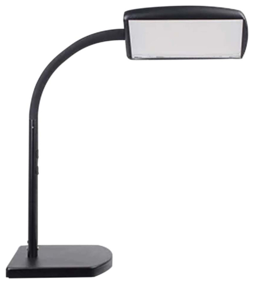 Varilum 30w LED Black Full Spectrum Daylight Desk Lamp , Dimmable and ...