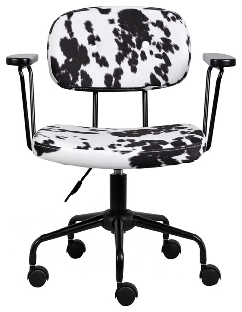Animal Print Office Desk Chair With Arm - Contemporary - Office Chairs ...