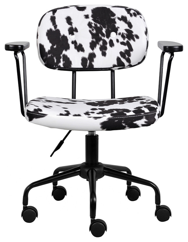 Animal Print Office Desk Chair With Arm - Contemporary - Office Chairs ...
