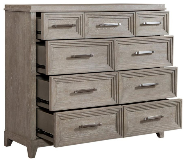 9 Drawer Bureau Dresser - Contemporary - Dressers - by Bison Commerce ...