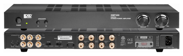 300W 2-Channel Class D Stereo Amplifier With A/B Switching, XMP300 ...