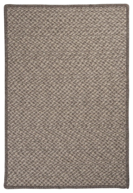 Colonial Mills Natural Wool Houndstooth HD32 Latte Modern Area Rug, 2 ...