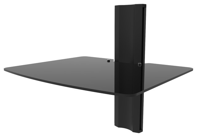 AVT1 Wall Mounted Floating AV Shelf - Contemporary - Entertainment ...