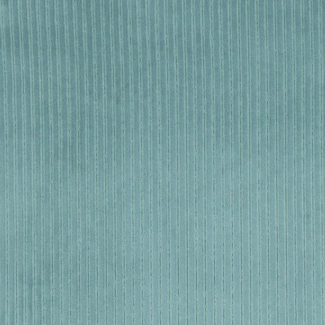 Teal Stripe Corduroy Velvet Upholstery Fabric By The Yard, By The Yard ...