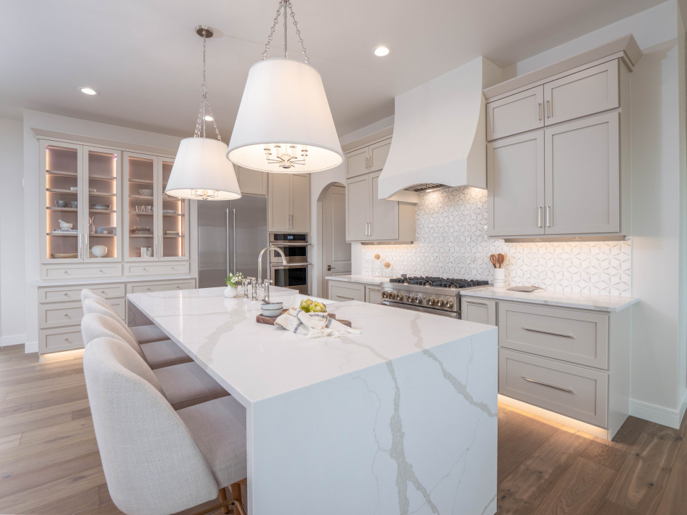Calacatta Sun - Transitional - Kitchen - Denver - by Weaver Stone ...
