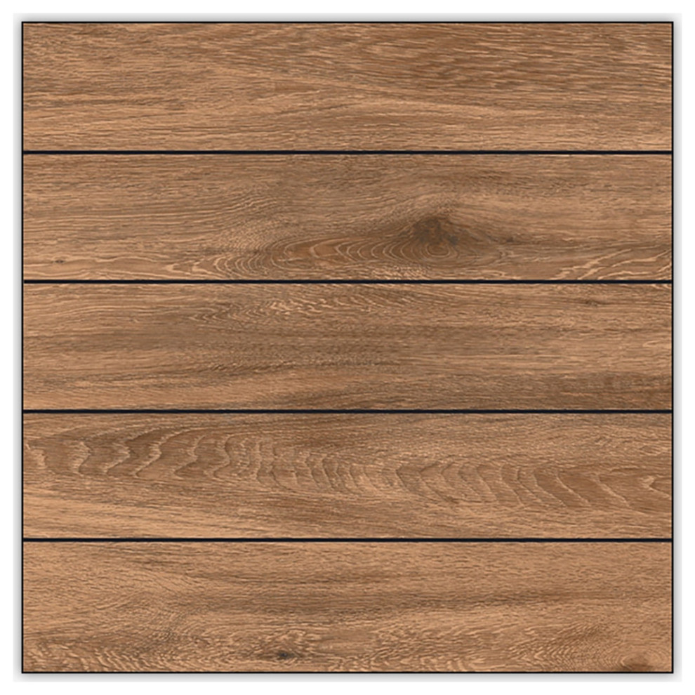Ipe Decking Oak R13 Matte 24x24 Porcelain Paver - Rustic - Wall And ...