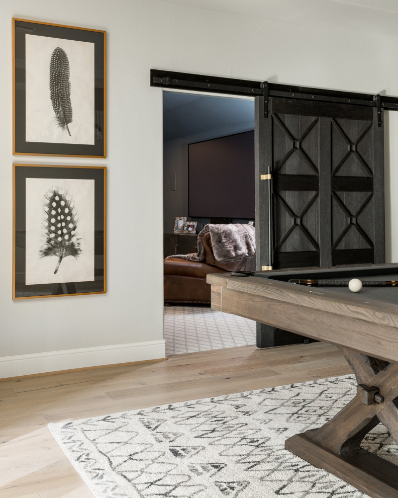 Fox Bend - Transitional - Home Theater - Houston - by Nikole Starr ...