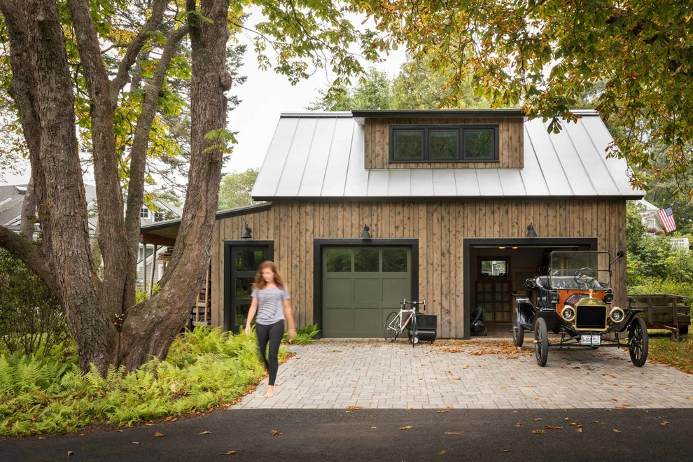 Sea Change - Custom Garage and Office - Traditional - Garage - Portland ...