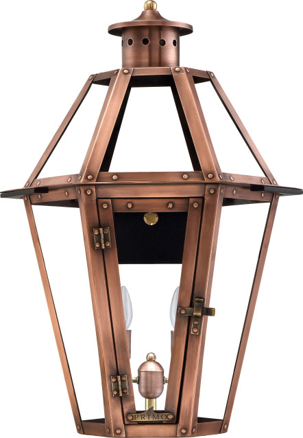 Rampart Electric Lantern, 23" - Traditional - Outdoor Wall Lights And ...