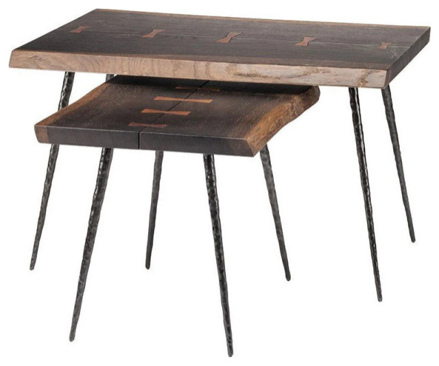 Mavis Oak Side Table - Industrial - Coffee Table Sets - by Love Sofa ...