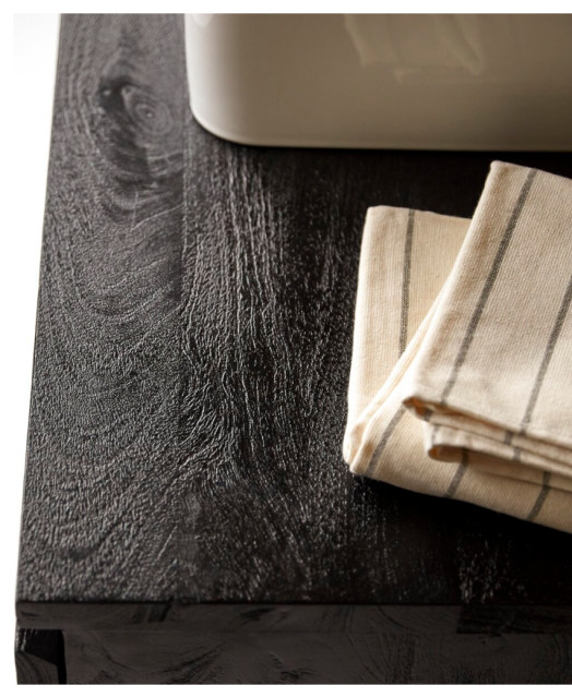 Solid Mango Vanity Cabinet, Tikamoon Liv 155 - Midcentury - Bathroom ...